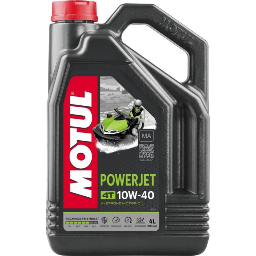 Motul PowerJet 4T 10W40 - 4 Liter - Snoek Products